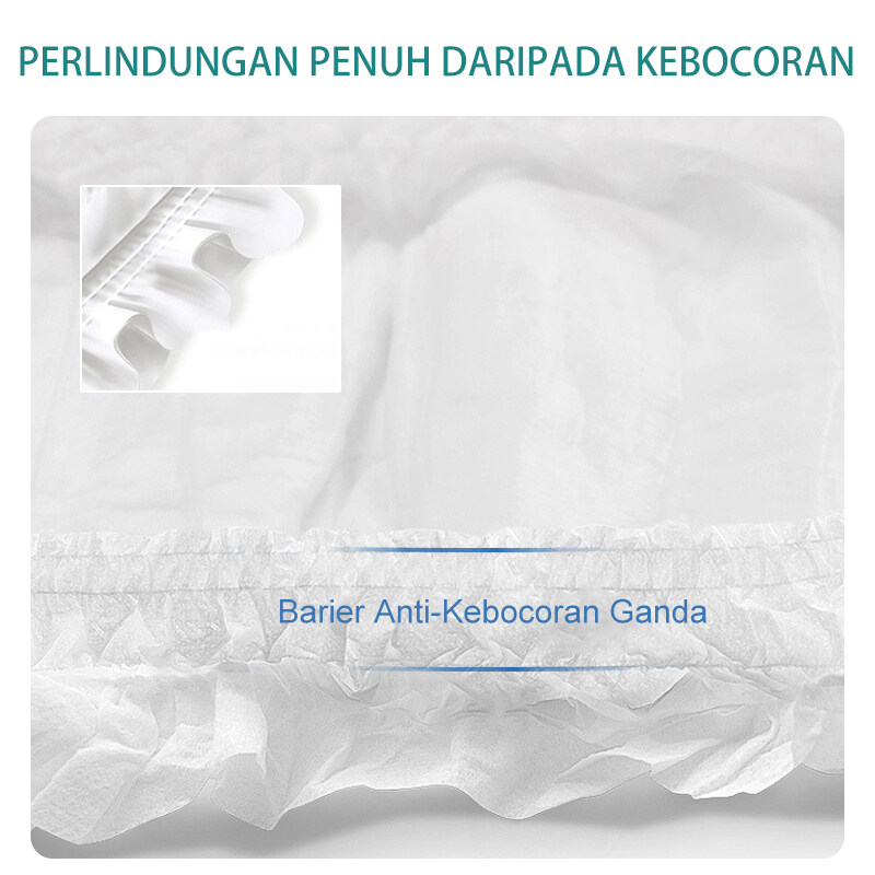 50PCS Adult Unisex Diapers M/L/XL Pull-Up Pants Leak-Proof Strong Absorption Lightweight ...