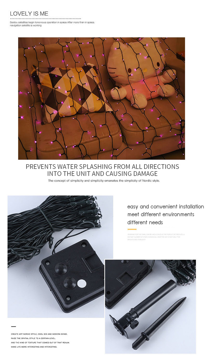 Christmas Lights LED String Fairy Lights Waterproof Solar Light String ...