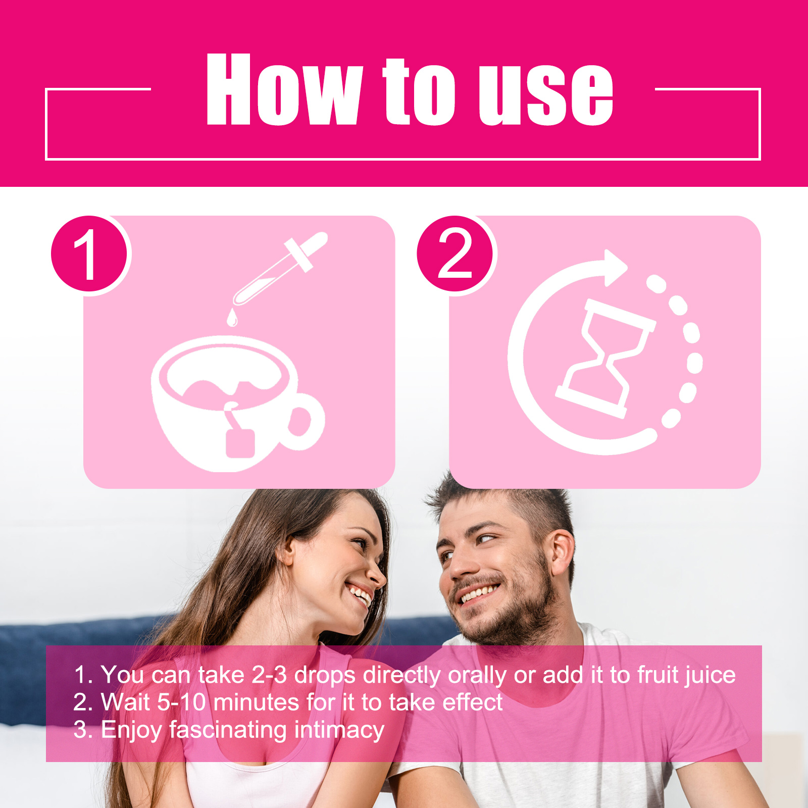 GOOGEER Pleasures Peak Secret Drops Aphrodisiac Liquid For Women Female ...