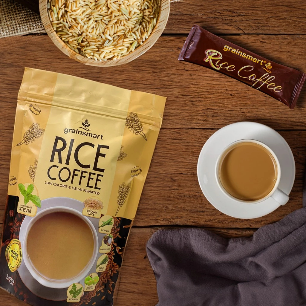 GrainSmart Original Brown Rice Slimming Coffee Caffeine-Free Energy ...