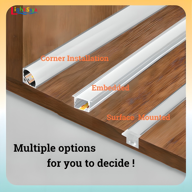 1M LED Aluminum Profile Led Lighting V/U/YW Shape for LED Light Strip ...