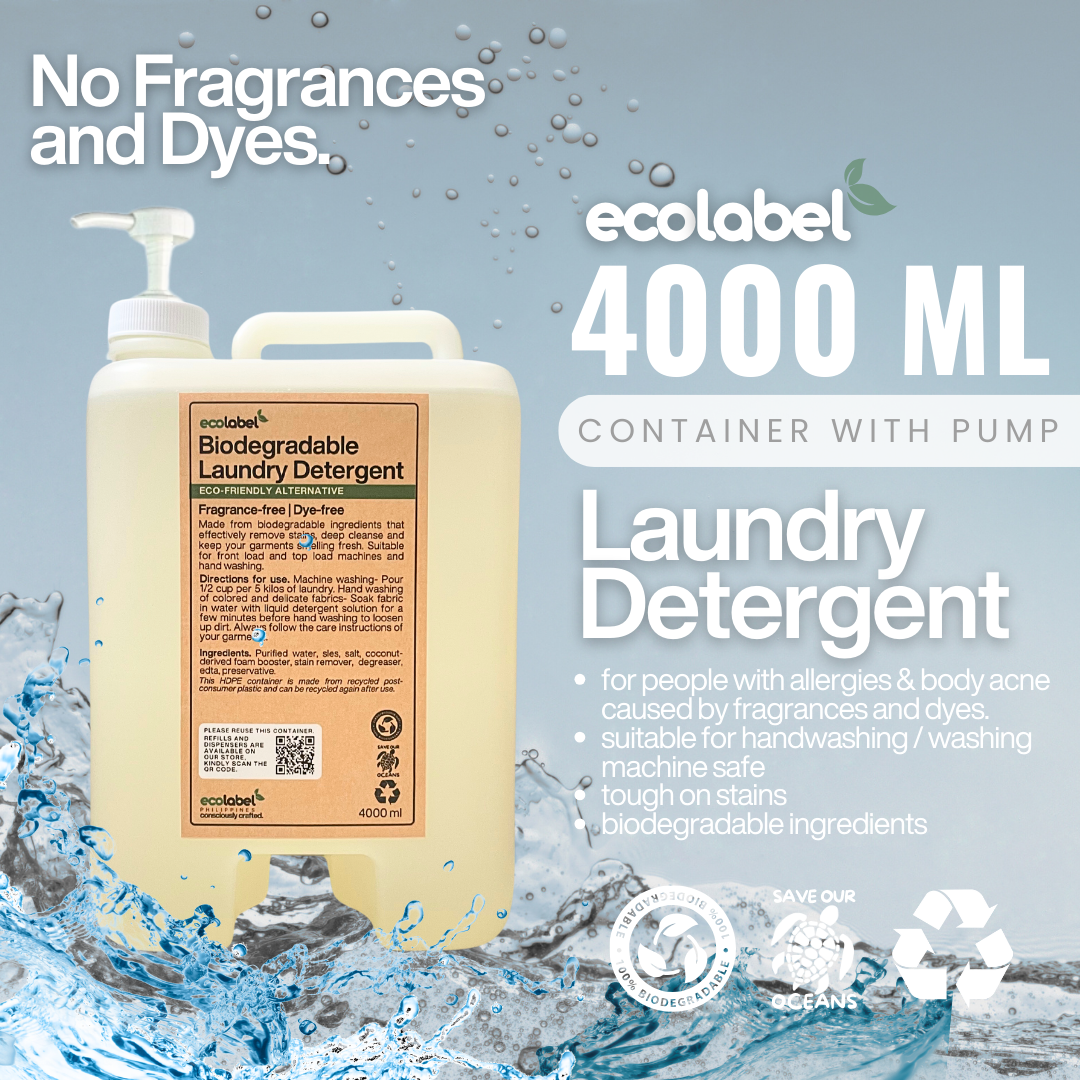 Eco-friendly Liquid Laundry Detergent 100% Biodegradable Sustainable ...