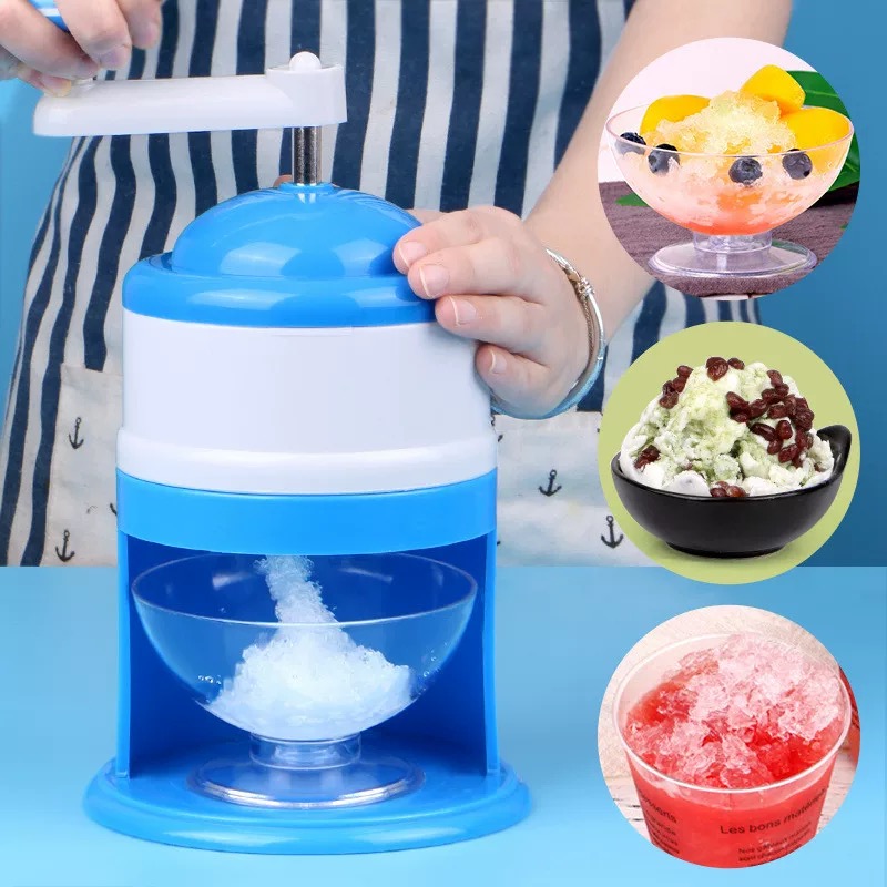 Portable Manual Ice Crushers Hand Crank Ice Shaver Ice Machine Smoothie ...
