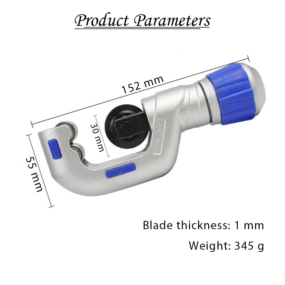 Heavy Duty Metal Pipe Cutter 4-32mm Copper Pipe Iron Steel Pipe Cutter ...