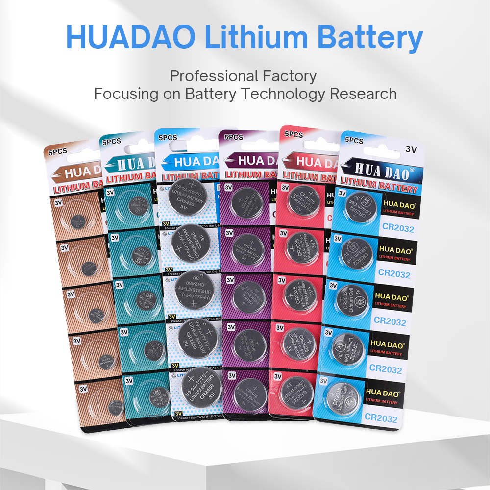 5PCS Original 3V Lithium Button Batteries CR2032 CR2025 CR2016 CR1632 CR1620 CR1616 CR1220 ...