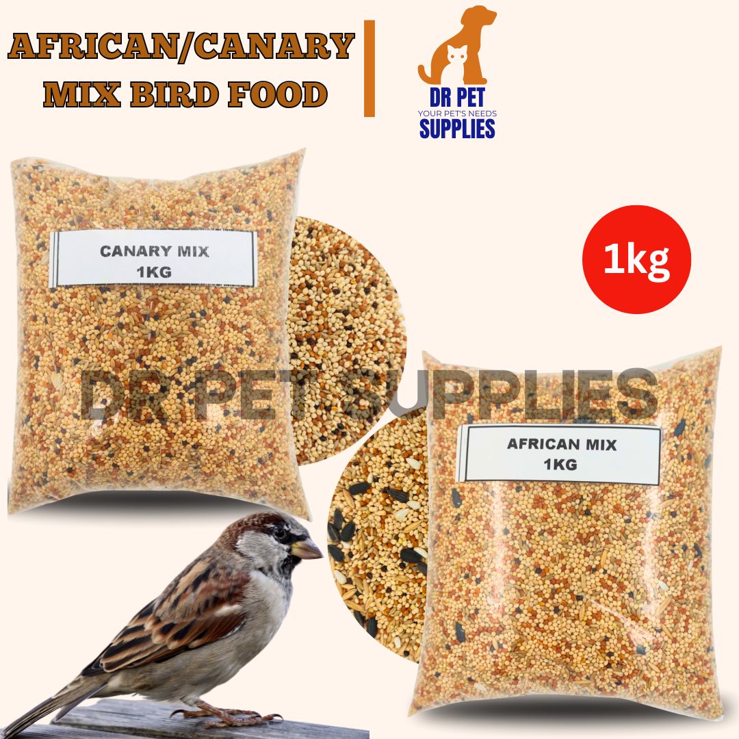 1kg African Mix Canary Mix All Stages Nutritional Bird Seeds Natural ...