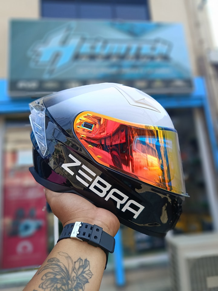 ZEBRA helmet full face motorcycle helmet dual visor for men women free ...