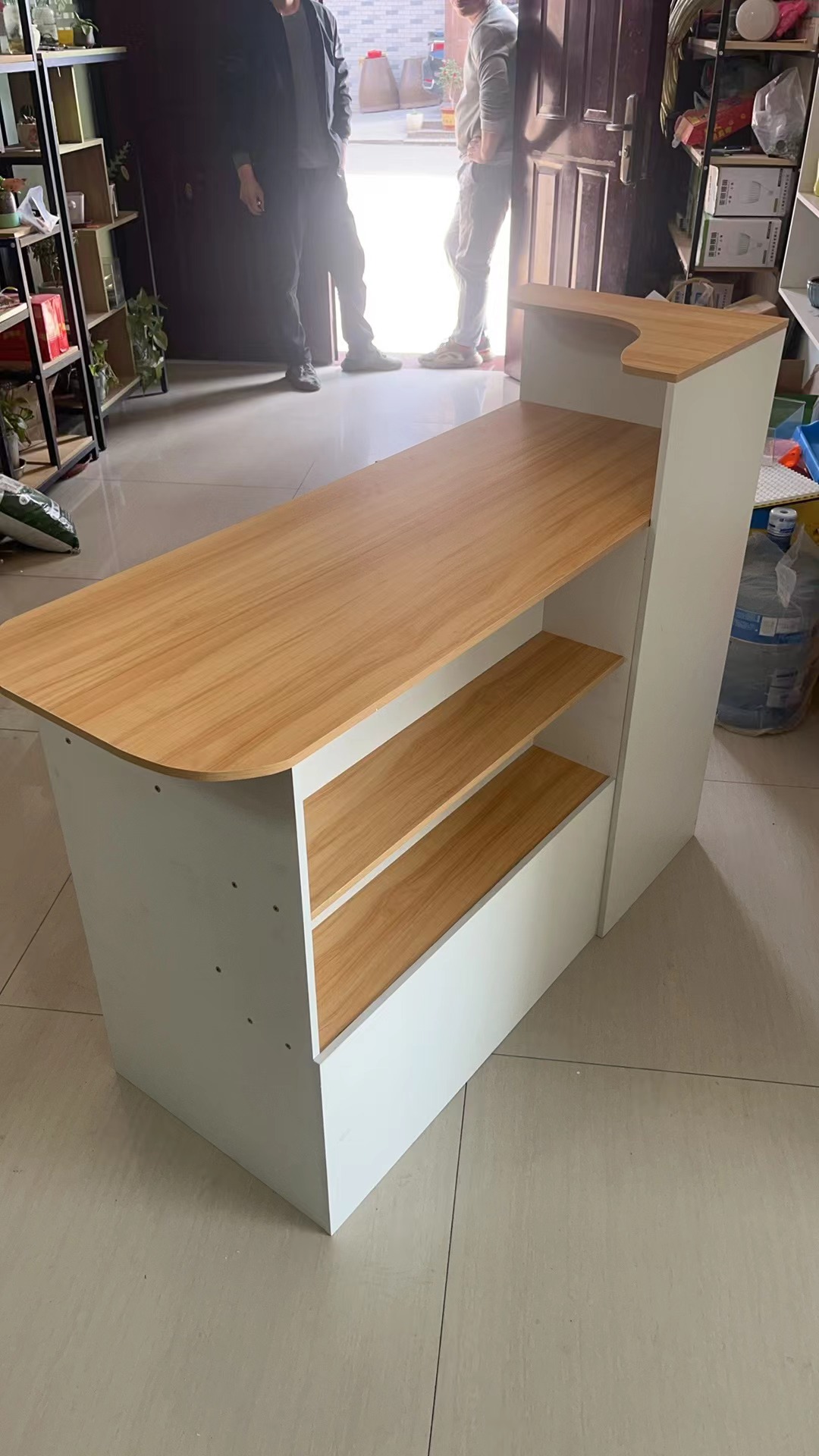 （COD）DOLPHIN BAY Bar counter, front desk, storage cabinet, tea cabinet ...