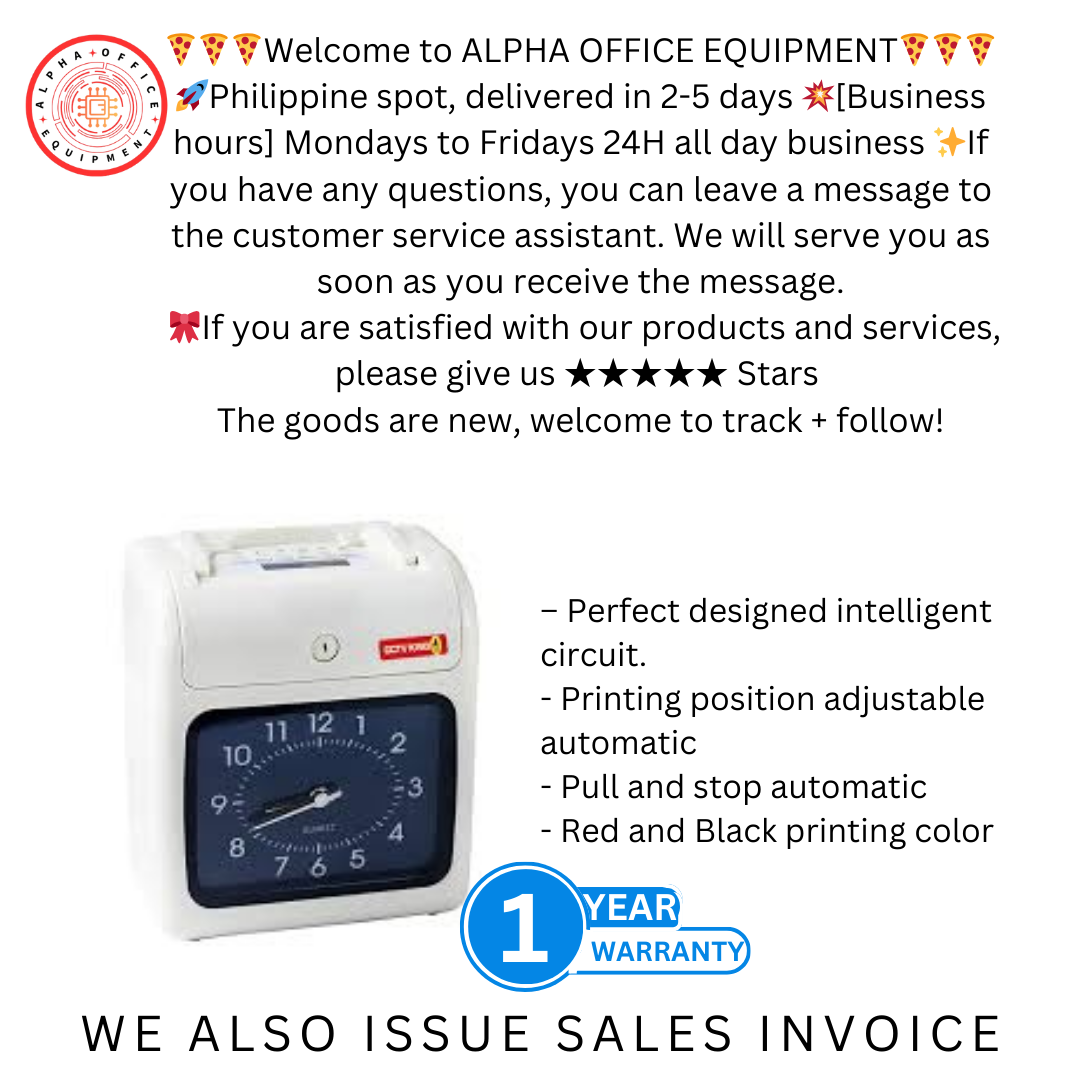 Electronic Time Recorder, S180P Bundy Clock Machine, Time and ...