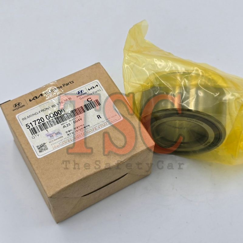 ORIGINAL Front Wheel Hub Bearing Kia Soluto, Accent, Getz Part # 51720 ...