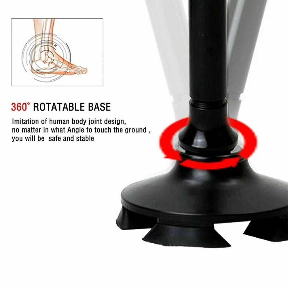 Trusty Cane 5 Levels Length Adjustable Trusty Cane Outdoor Hiking ...