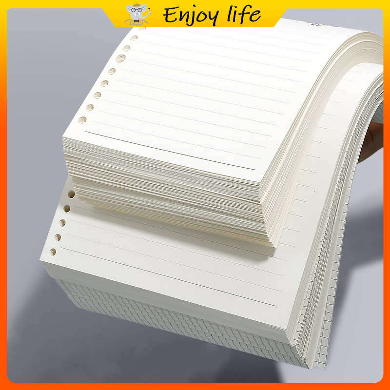 【On Hand】10PCS A5/B5/A4 Refill pages/ loose leaf Notebook binder Refill (60 leaves) | Shopee ...