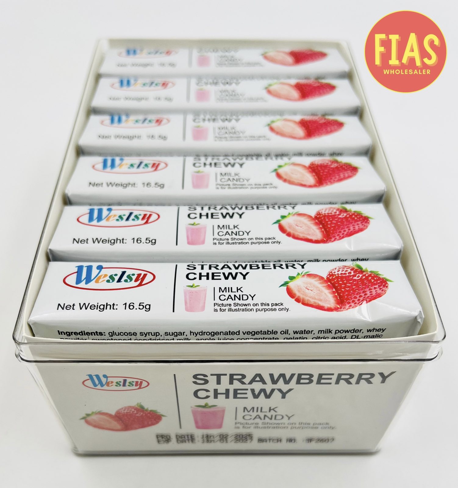 30 pcs Strawberry Milk Chewy Candy | Shopee Philippines
