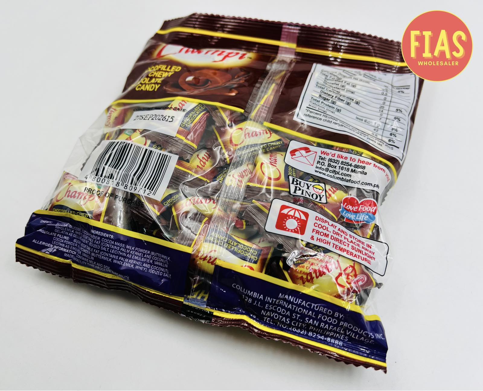 50 pcs Champi Chocolate Candy | Shopee Philippines