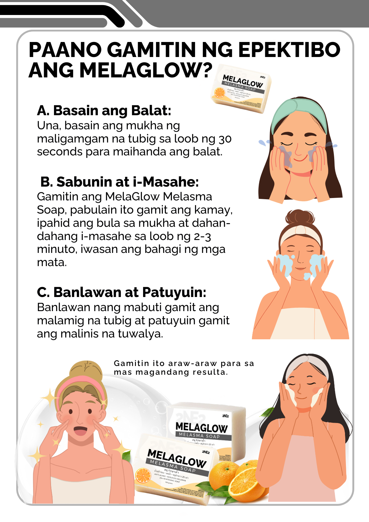 MELAGLOW Melasma Soap-Melasma,Pekas,Hyperpigmentation,Dark Spot ...