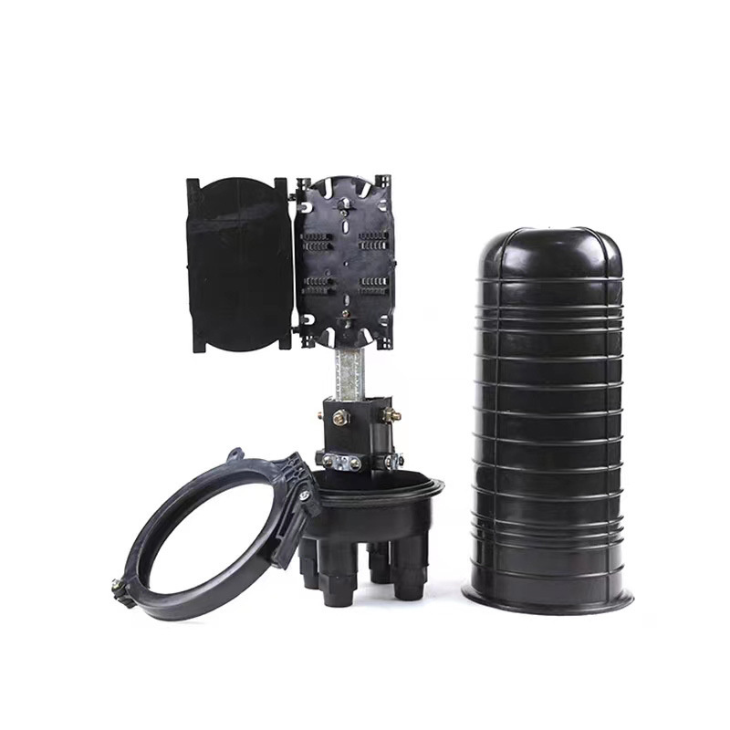 24 Cores Fiber Optic Joint Closure Dome Type Mechanical 2 IN 2 OUT ...