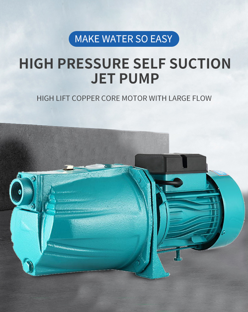 Power Pump 1HP/1200W Electric Jet Pump Booster Water Pump 60L/min ...