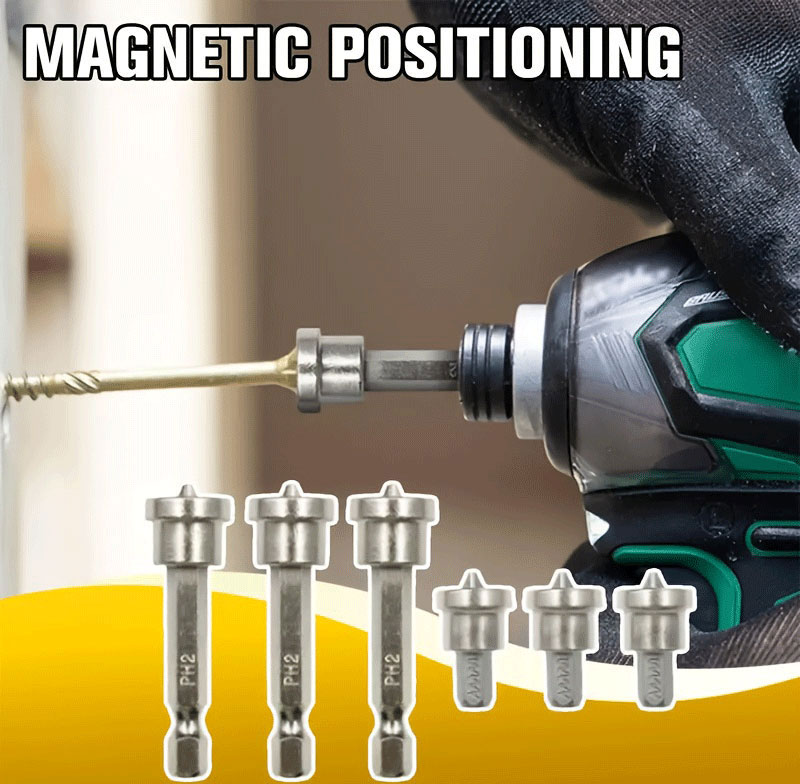 5/10/15PCS Magnetic Positioning Screwdriver Bits Head 25/50mm ...