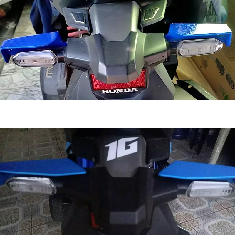 HONDA click signal light Blue/Red protector light for Honda CLICK V3 ...