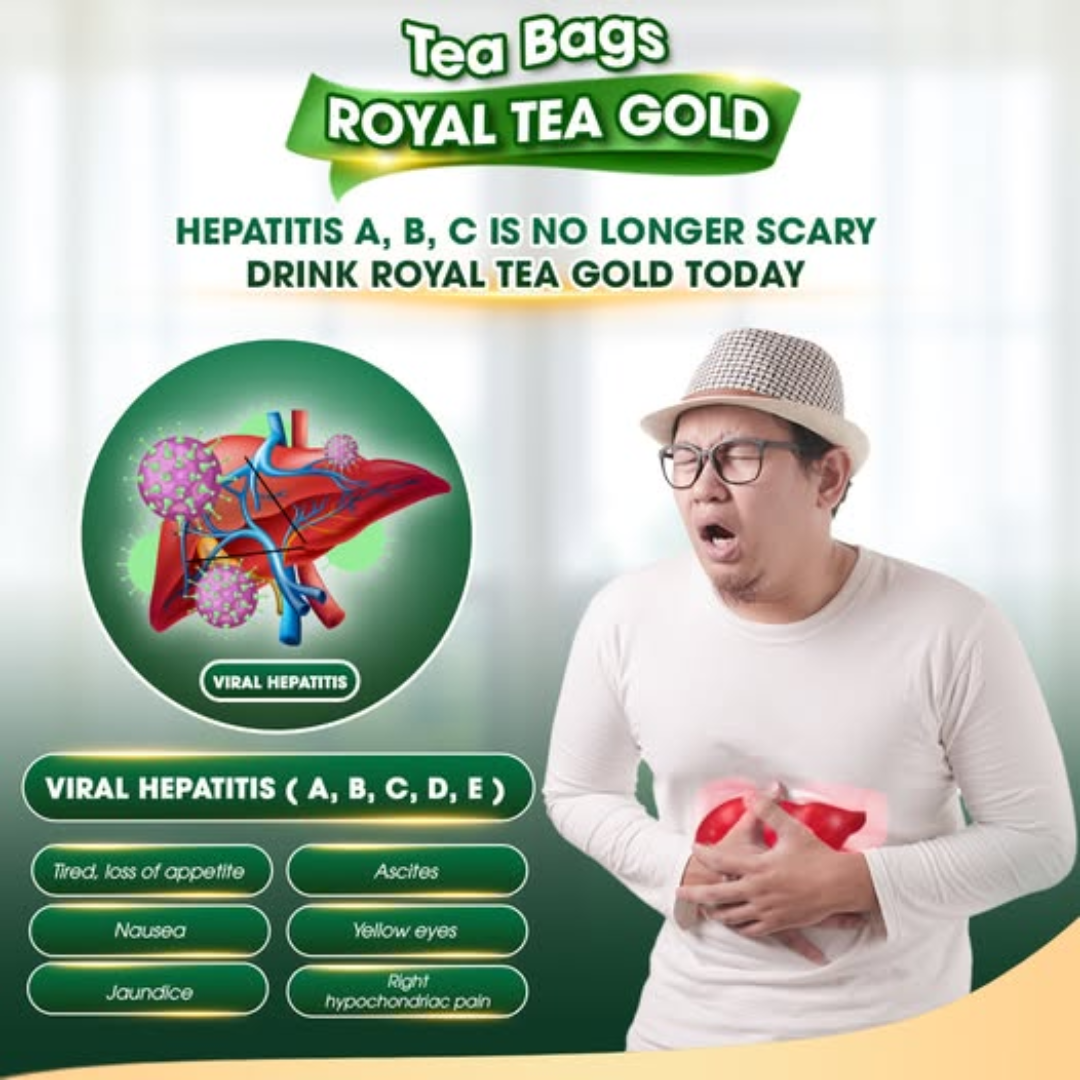 Royal Tea Gold 30Pack/Box - Liver Enzyme Reduction Fatty Liver Remedy ...