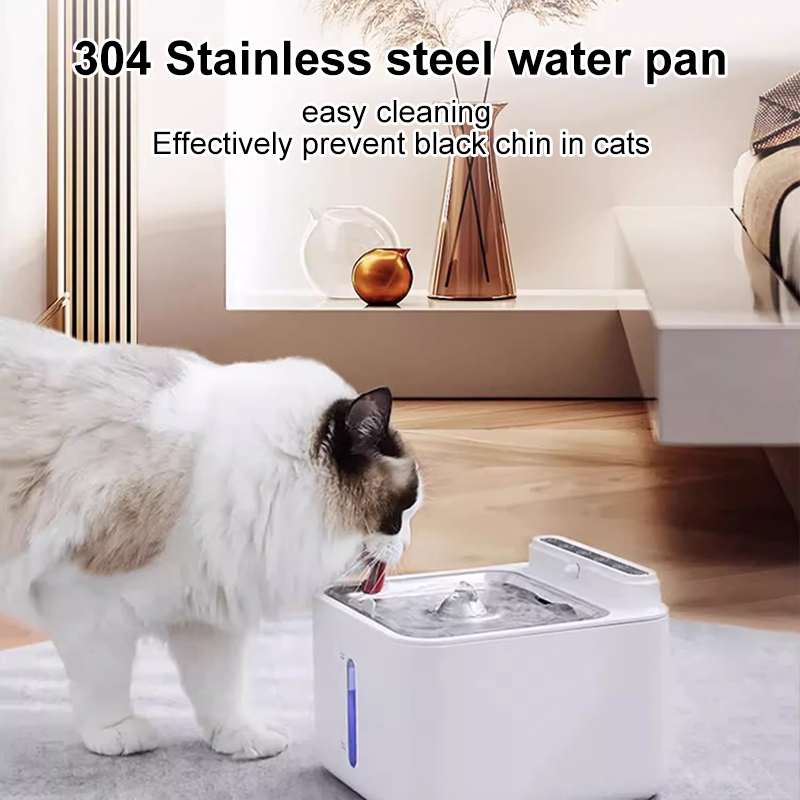 3L Wireless Pet Water Fountain | UV Purifier Rechargeable Sensor ...