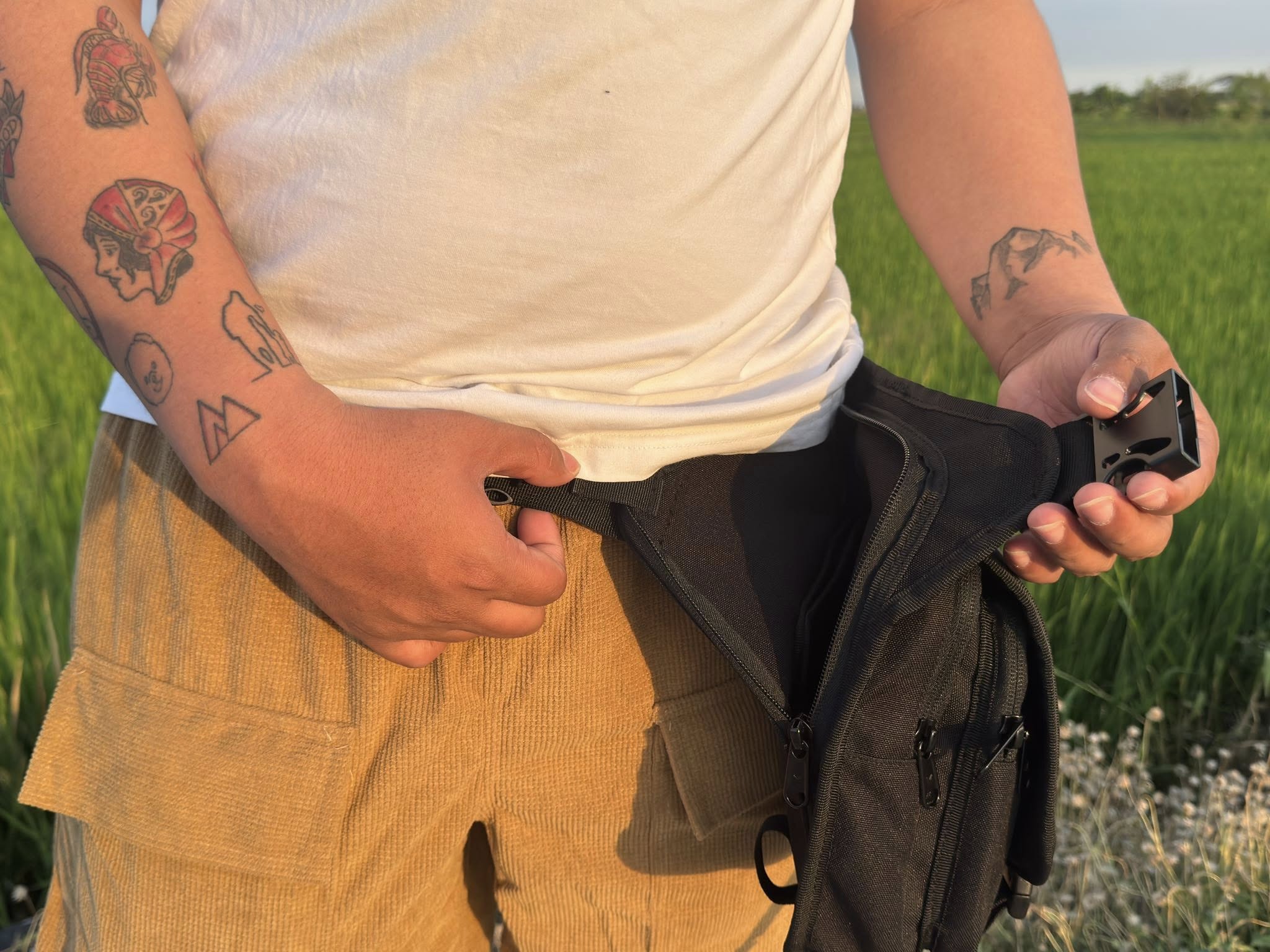 NEW Immortal Leg Bag V3 (REVAMP) Black For Men with FREE Imm. Sticker ...