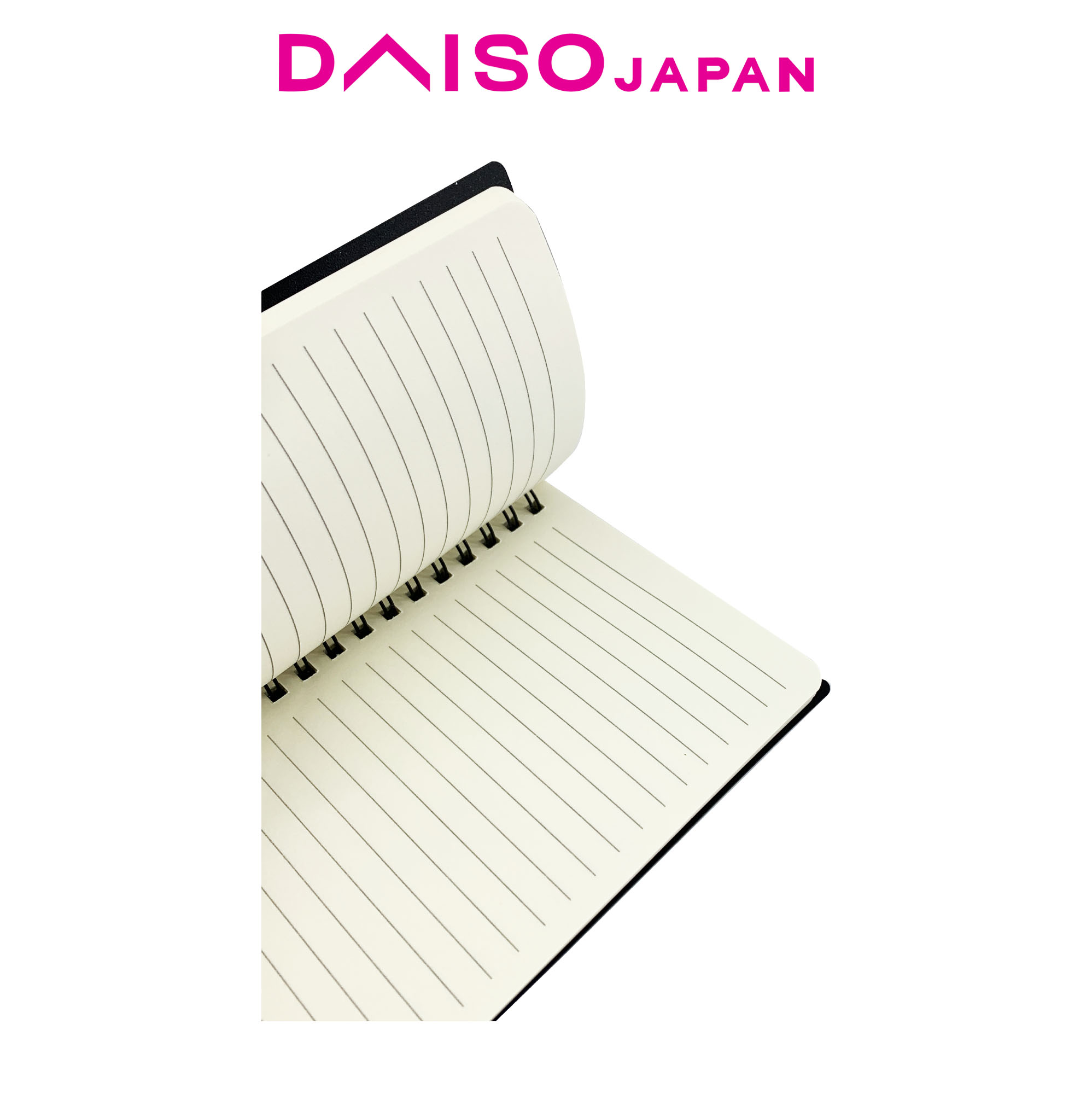 Daiso Black A6 Ring Notebook (80 pages) | Shopee Philippines