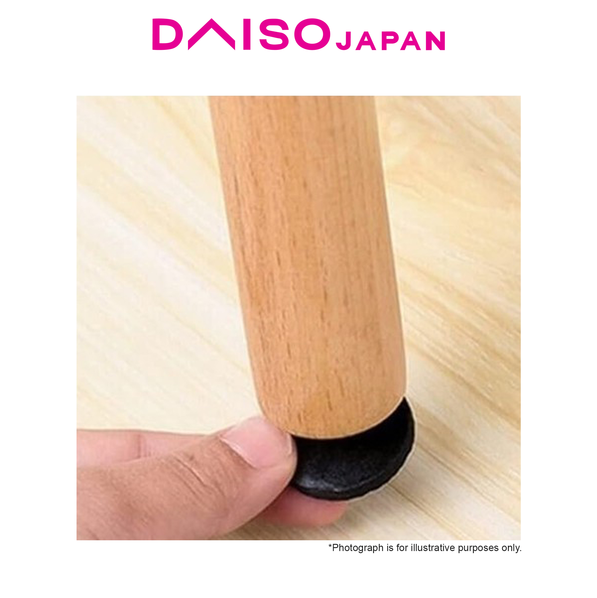 Daiso Black Round Cushion Sponge (20mm, 8 pieces) | Shopee Philippines