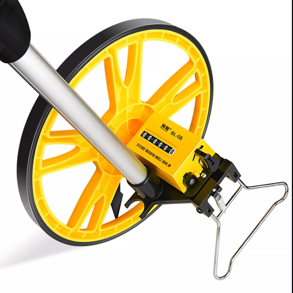 Digital/Mechanical ABS Folding Distance Measuring Wheel Roller Surveyor ...