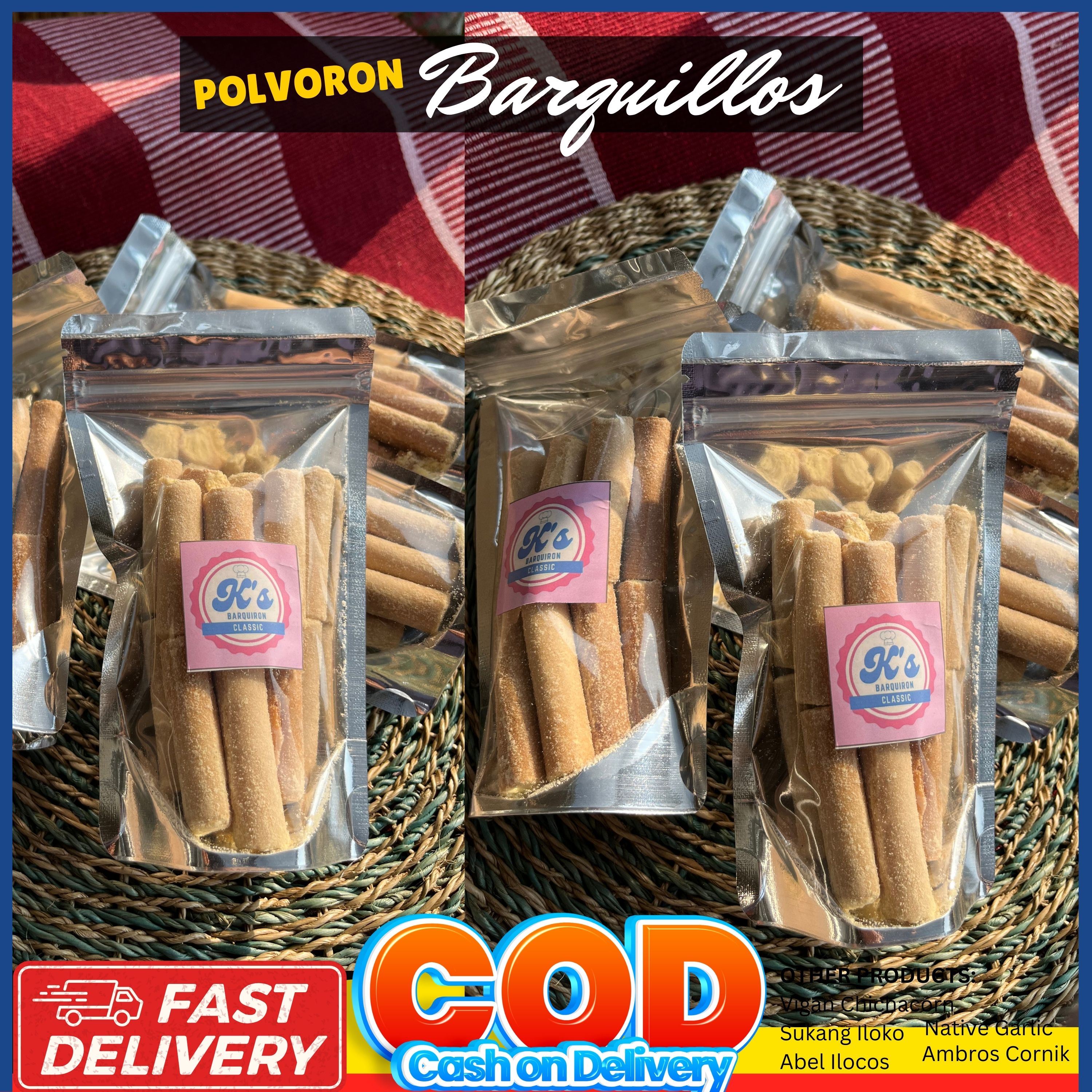 Barquillos De Polvoron 100g pasalubong snacks kutkutin | Shopee Philippines