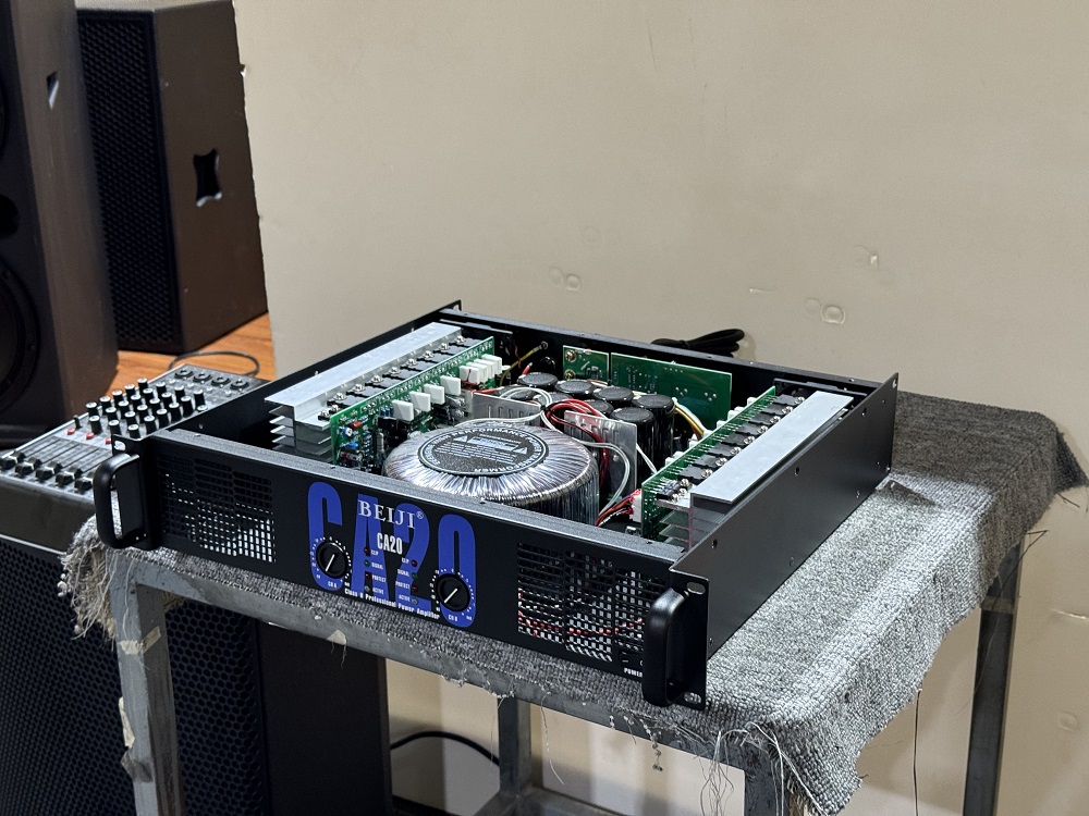 BEIJI CA20 audio amplifier 1200W two-channel high-power professional amplifier 8ΩSpeaker ...