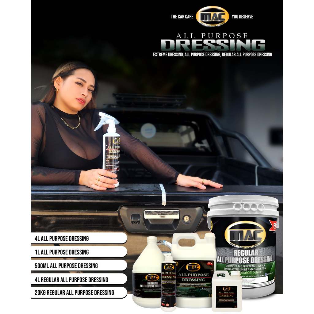 MAC REGULAR ALL PURPOSE DRESSING 20KG, PLASTIC RESTORER, VINYL ...