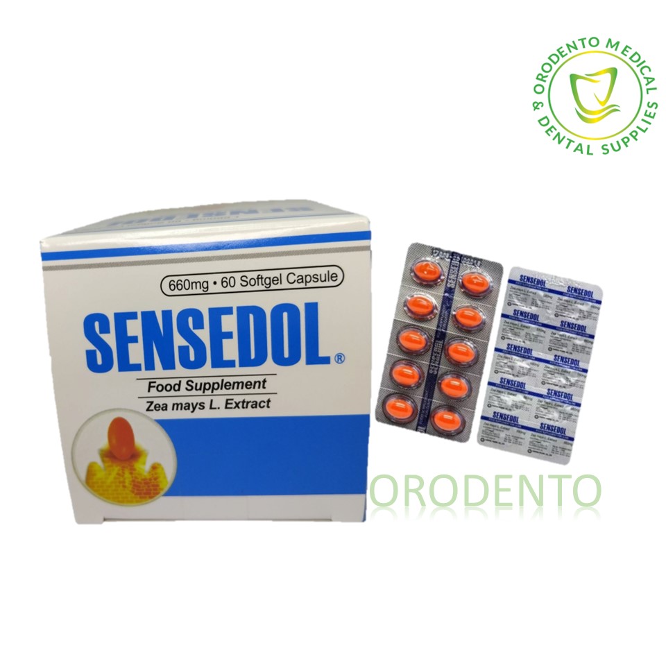 DENTAL Sensedol Food Supplement in Capsule Gel 660mg 60 softgel/box ...