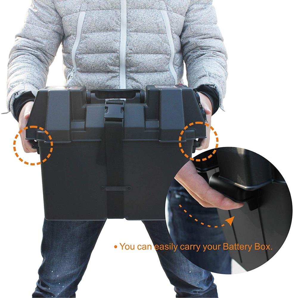Universal multi-function battery box Battery storage box Outdoor ...