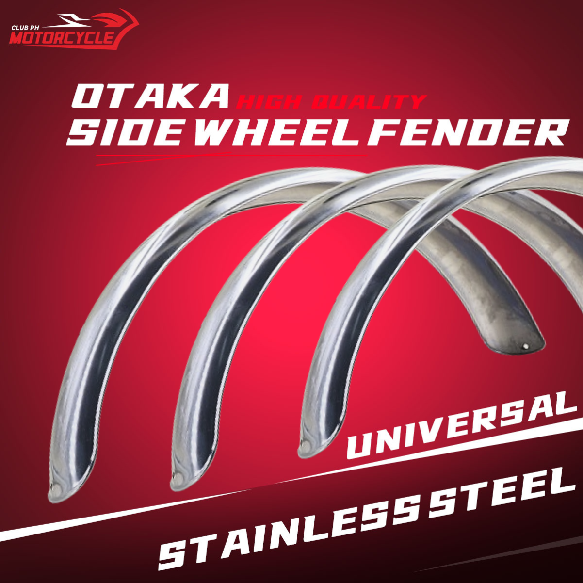 Motorcycle Side Wheel Fender 90mm/110mm Universal Side Wheel Tapalodo ...