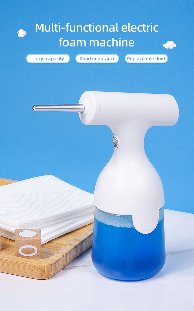 Electric Foam Machine USB Charging Full-automatic Soap Dispenser Foam ...