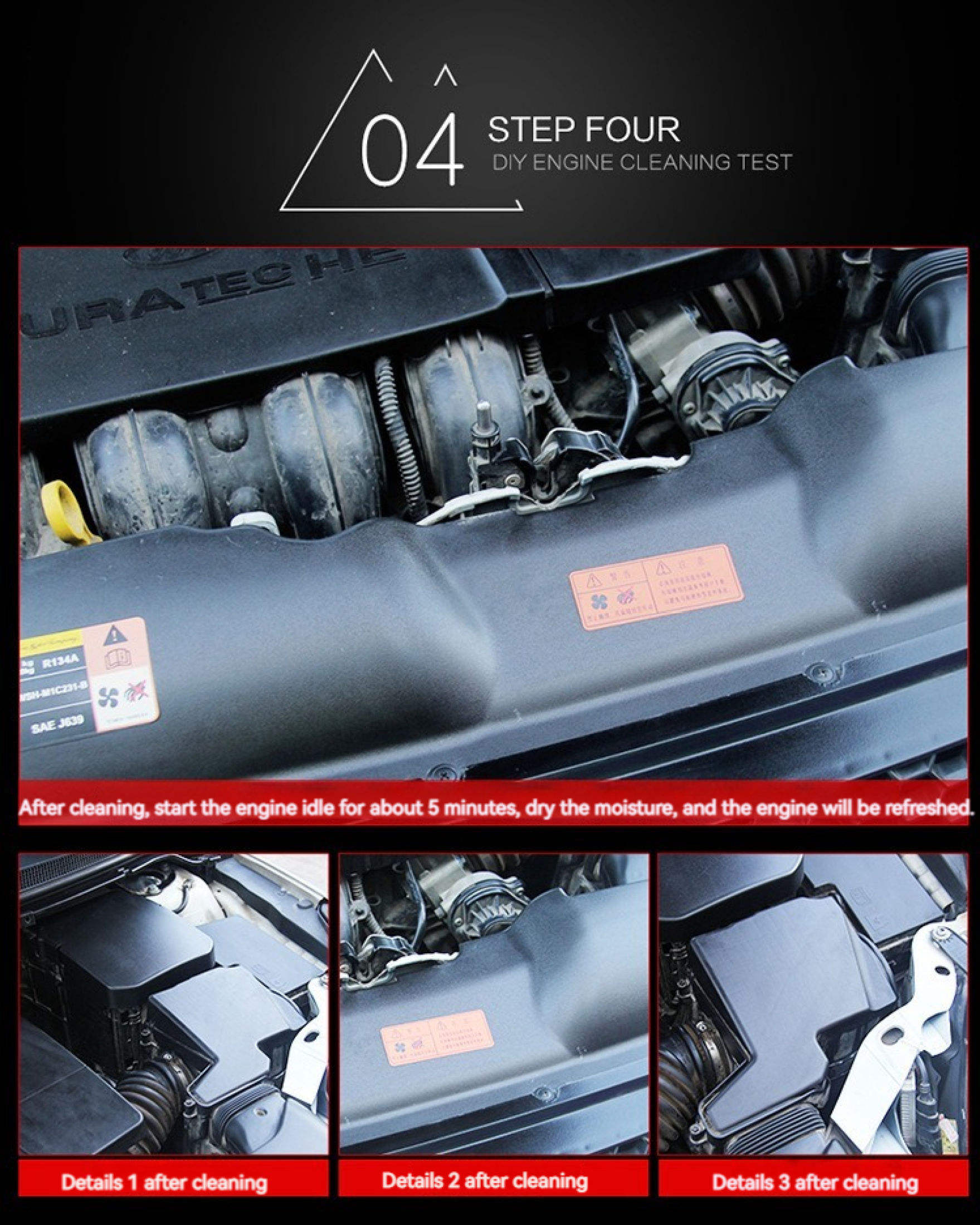 Car Engine Cleaner Spray foam cleaner spray Quick Degreaser Foam ...