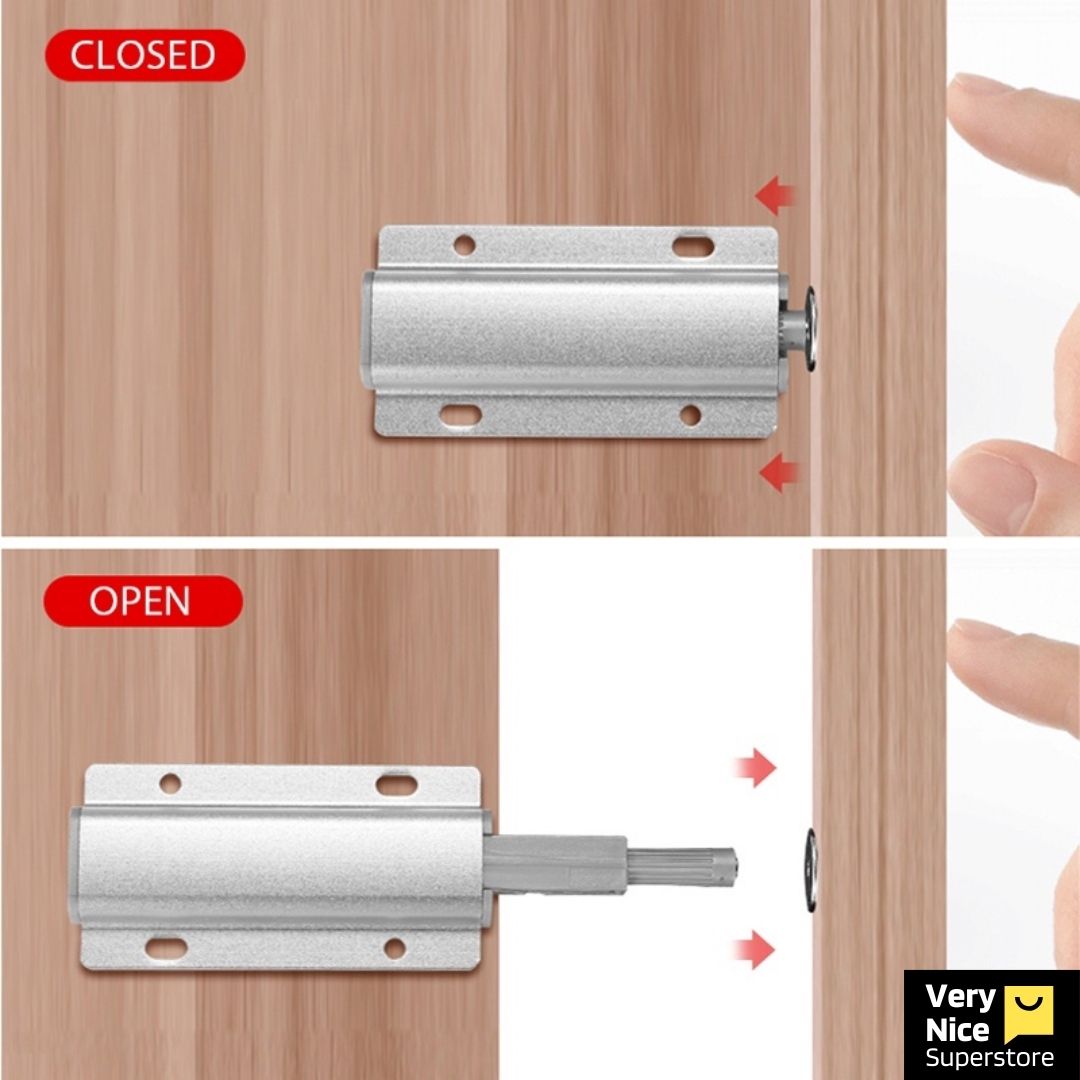 (1PC) Push to Open Cabinet Door Opener with Magnetic Catch | Shopee ...