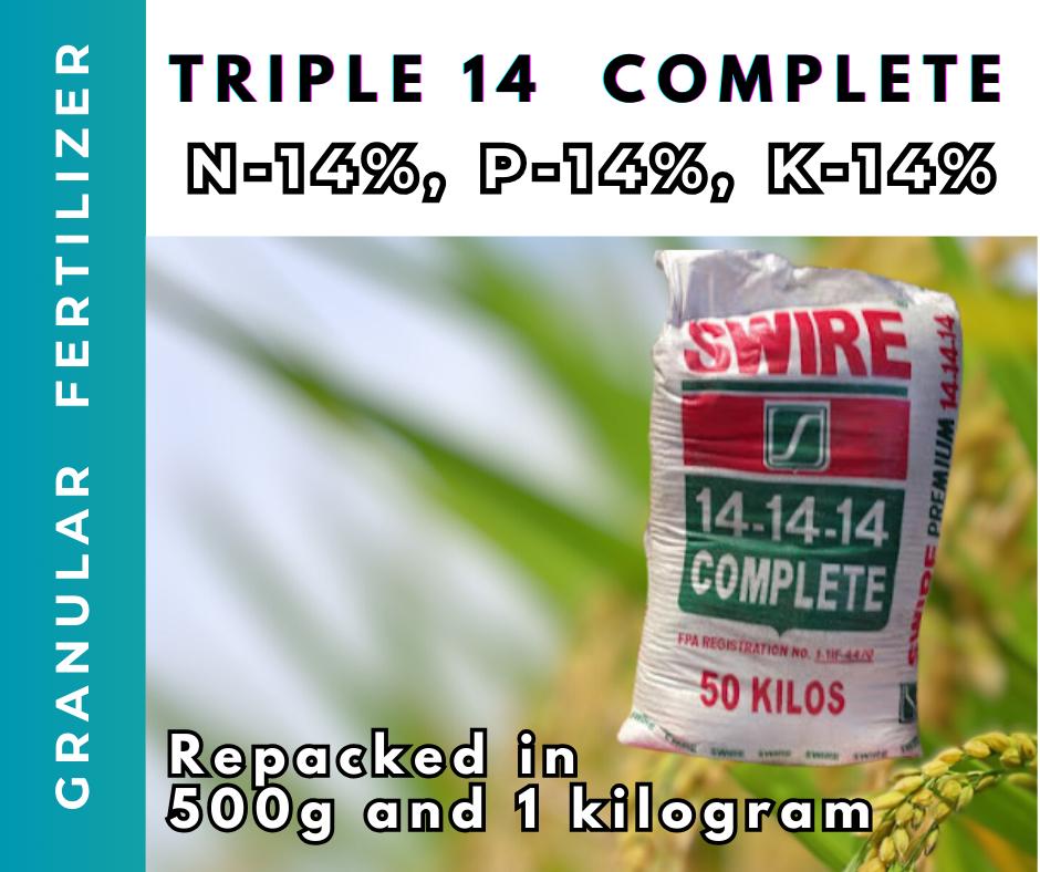 Complete 14-14-14 Swire Granular Fertilizer, repacked in 500g and 1Kg ...