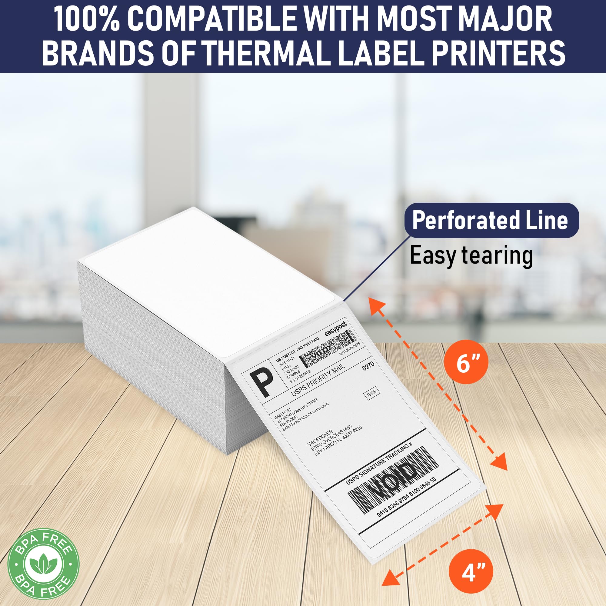 A7 Waybill Sticker 100x75mm Paper Waterproof Thermal Paper Roll A6 ...