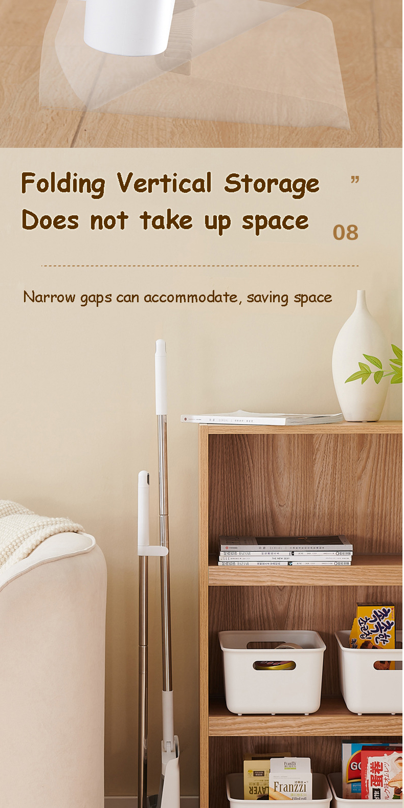 Ecoco Foldable & Rotatable Broom Dust Pan With Comb Dustpan Set ...