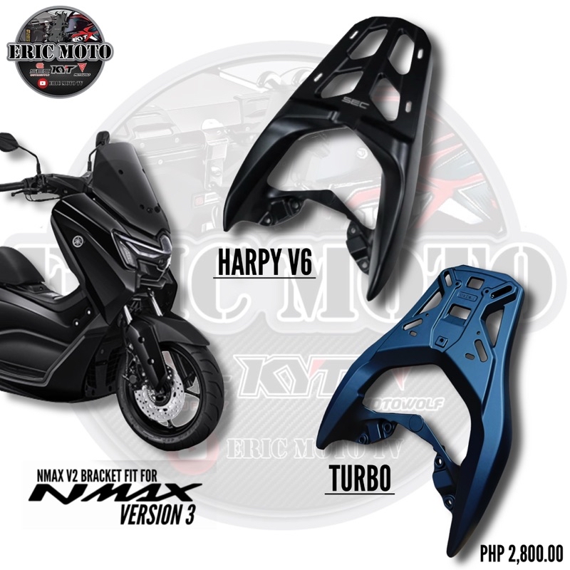 nmax 2020 v2 & v2.1 / nmax v3 / nmax turbo top box bracket HARPY ...