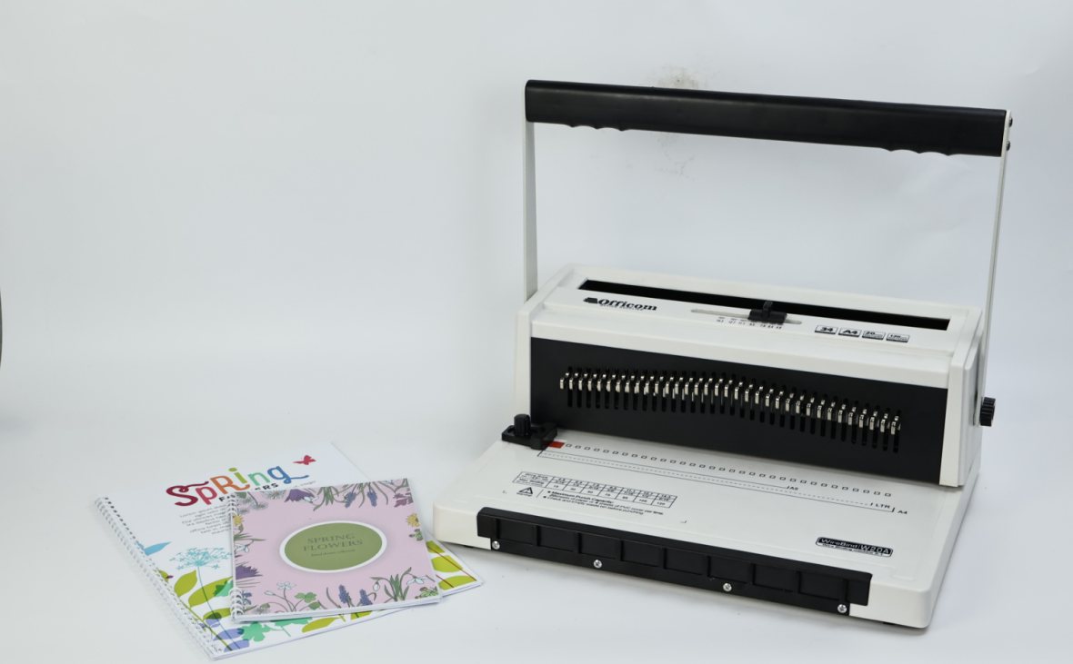 Officom W20A Wire Binding Machine A4 Duty 3:1 Binder Double Loop 34 ...