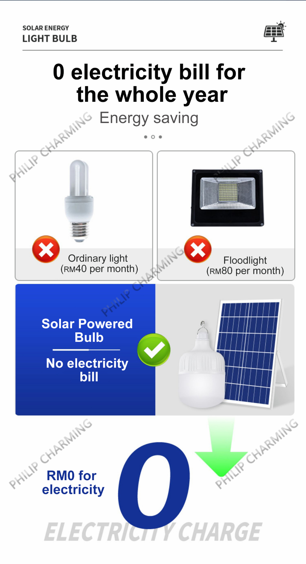 Solar light bulb light Solar light outdoor waterproof ip67 tri color ...