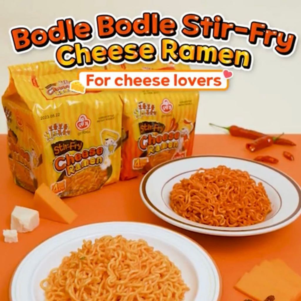 Ottogi Original Stir-Fry Cheese Ramen 4 x 120g | Shopee Philippines