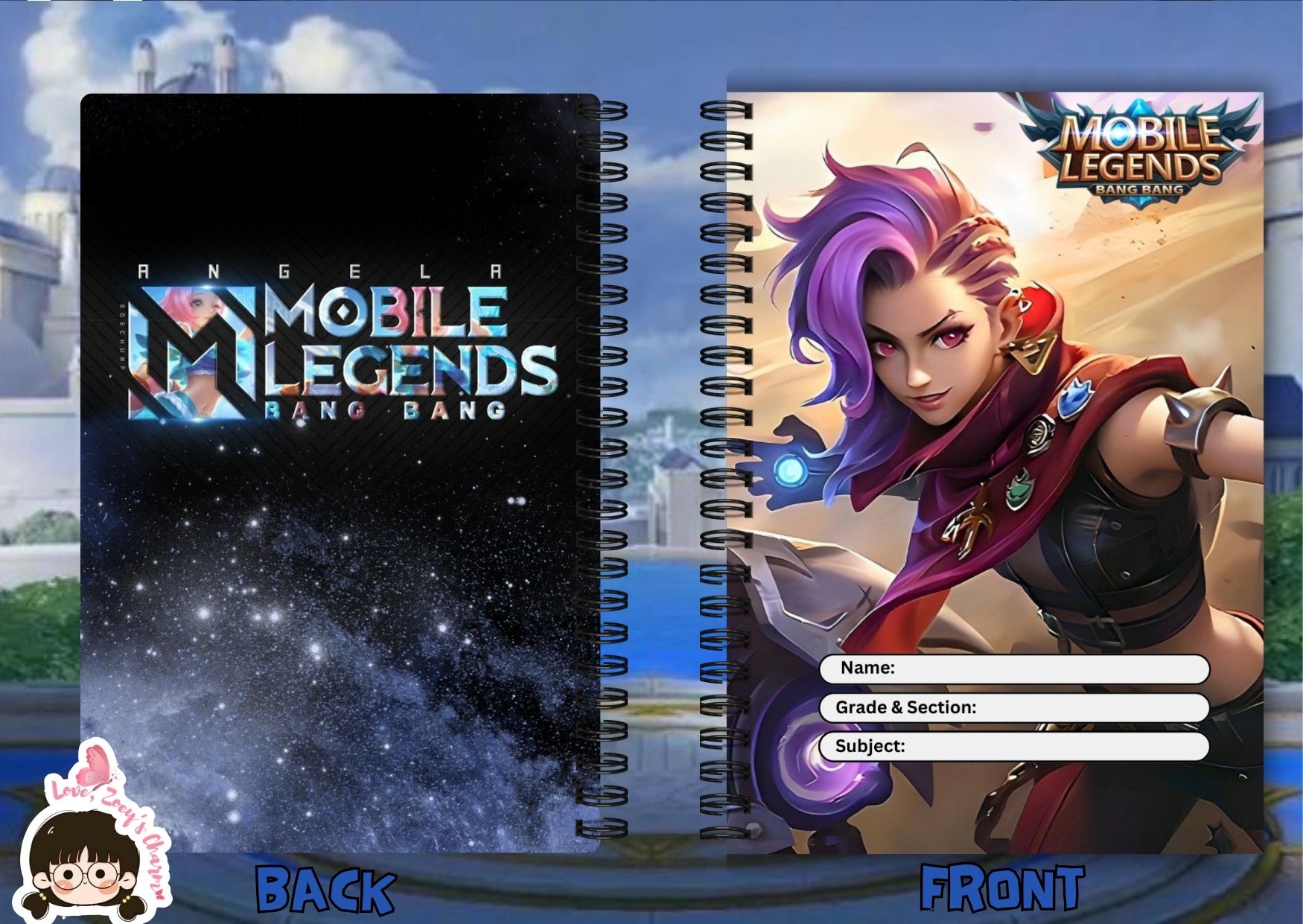 MOBILE LEGENDS NOTEBOOK DOUBLE LOOP WIRED | Shopee Philippines