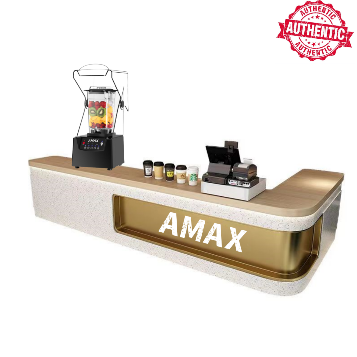 Ice Blender T8 Commercial Amax Heavy Duty High Speed Blender For Shake ...