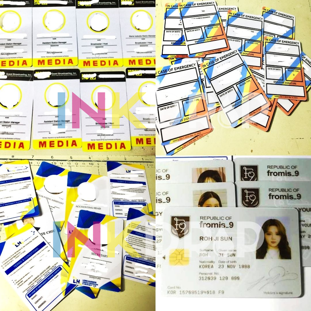 INKDROP Customized PVC ID Card – Print Only for Company School IDs ...