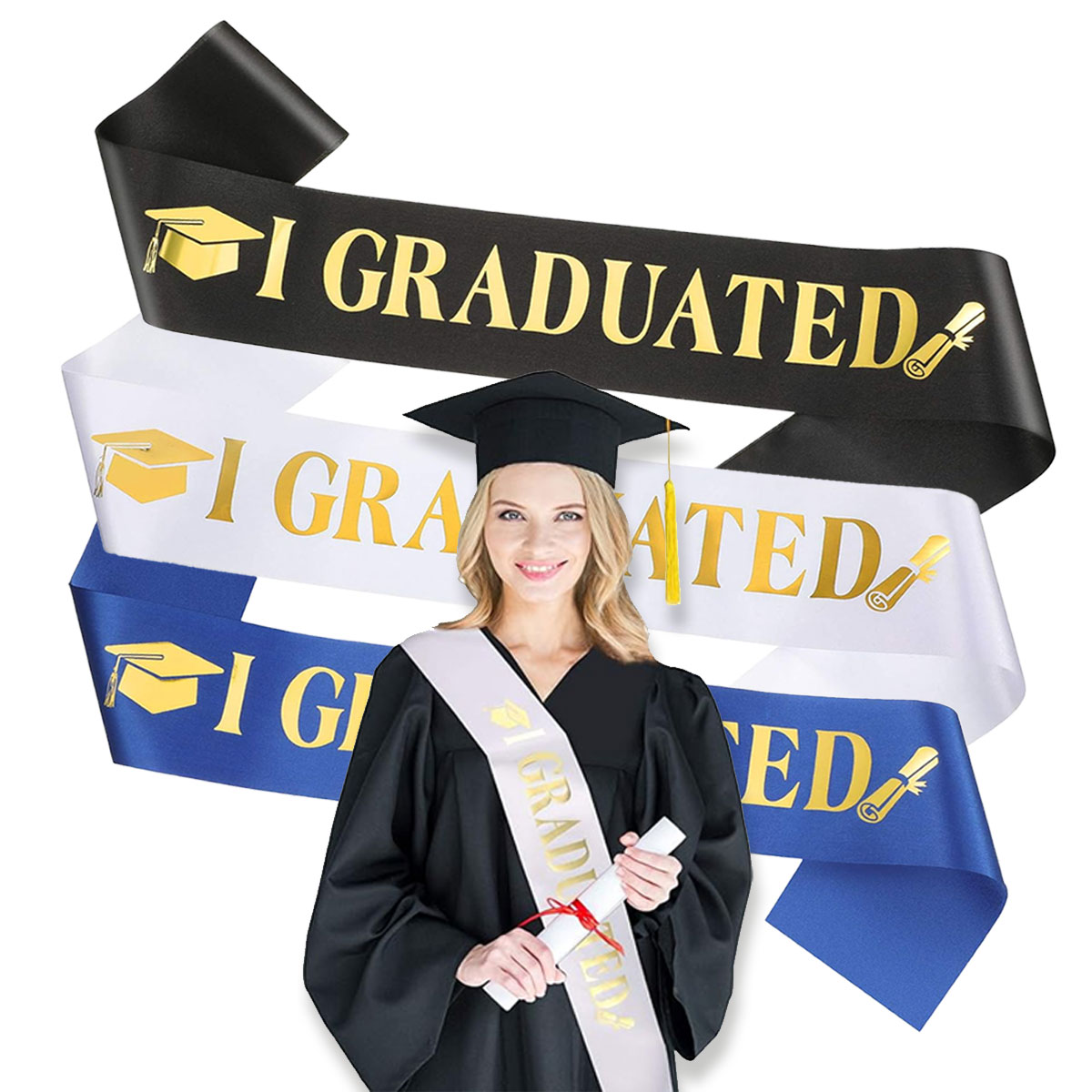 Congratulation Graduation Sash 2025 Graduation Shoulder Strap souvenir ...