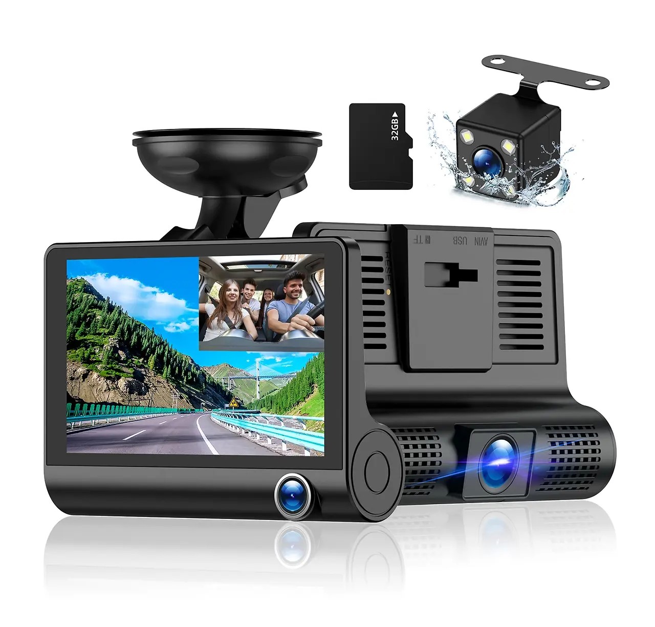 Original Dash Cam For Car Dashcam Front And Back With Night Vision ...